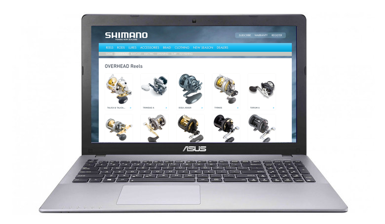 Website Projects • Our Work • Client : Shimano New Zealand. Company ...